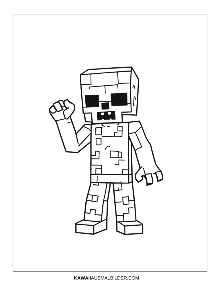 Kostenlose Minecraft Ausmalbilder zum Ausdrucken [PDF] - Kostenlose ...