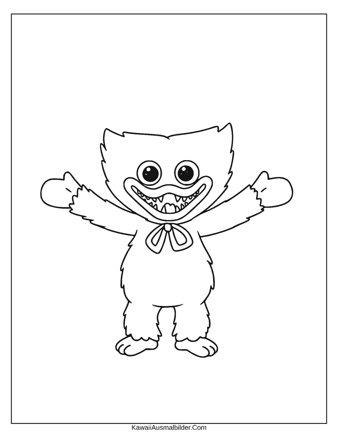 Kostenlose Poppy Playtime Ausmalbilder zum Ausdrucken [PDF ...