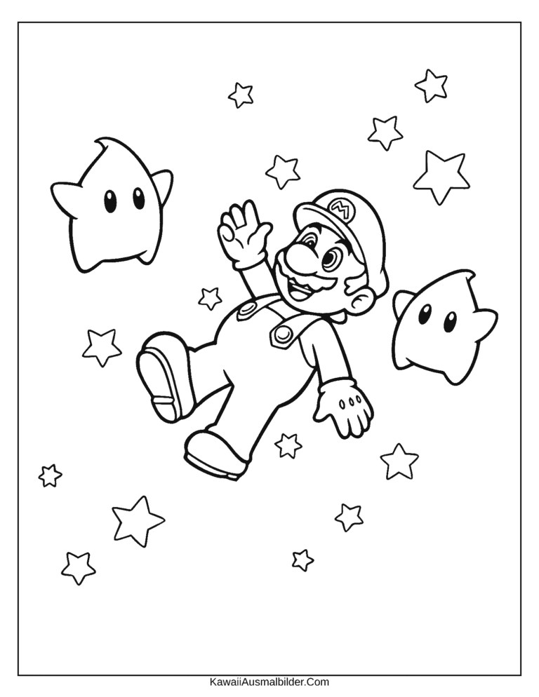 Kostenlose Super Mario Ausmalbilder zum Ausdrucken [PDF] - Kaaii ...